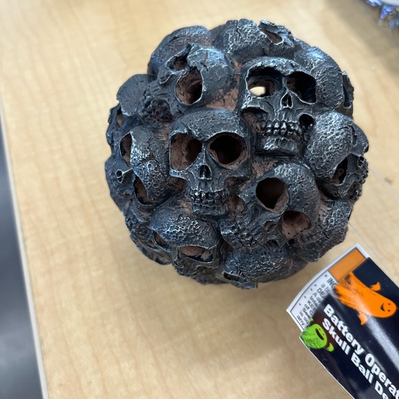 Source Unknown | Other | Pirate Skull Ball Decor Battery Operated Led ...